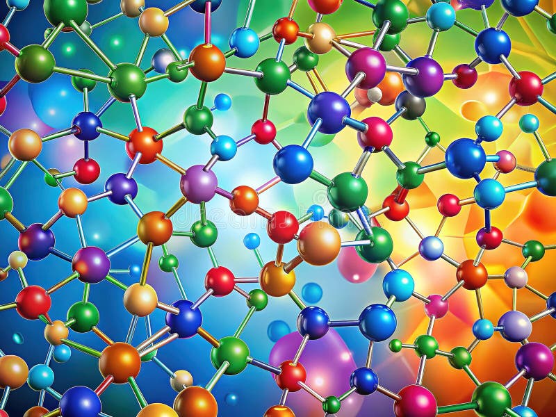 Stunning Abstract Long Exposure Image of a Complex Molecular Structure ...