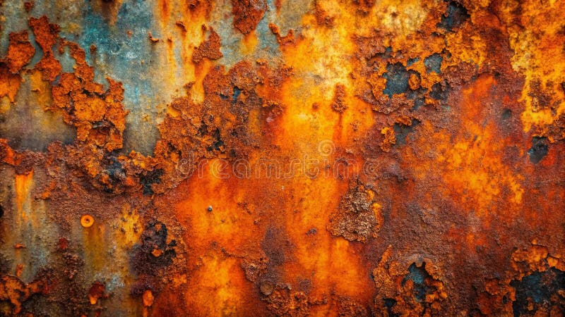 Stunning Abstract Orange Rust Texture Background a Panoramic View of ...