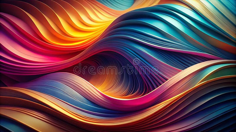 Stunning Abstract Paper Wave Design a Surreal Photographic Exploration ...