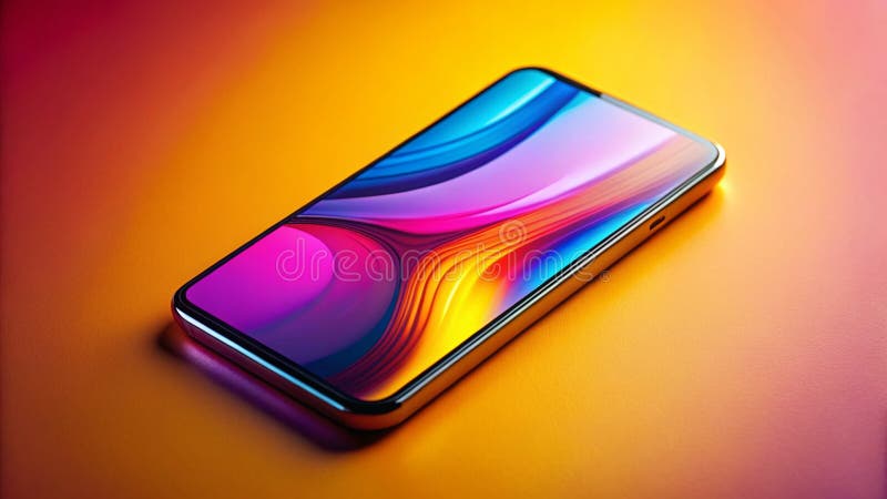 Stunning Abstract Smartphone Design a Minimalist Tech Image for Modern ...