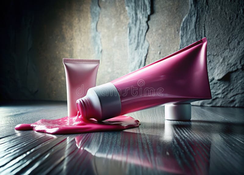 Stunning Abstract Toothpaste Drips on Carved Sandstone a Tilted ...