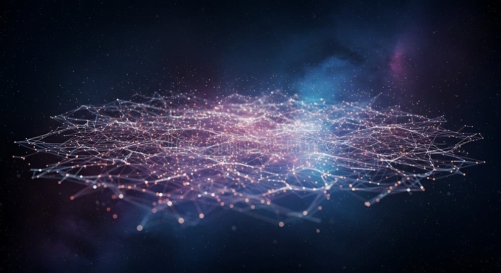 Vast Futuristic Matrix Like Network Stock Illustrations – 3 Vast ...