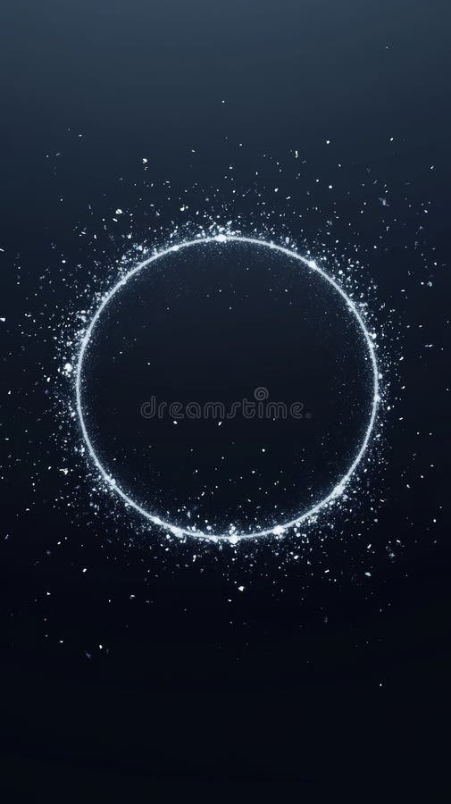 A Stunning Abstract Water Splash Circle Creating Intriguing Visual ...