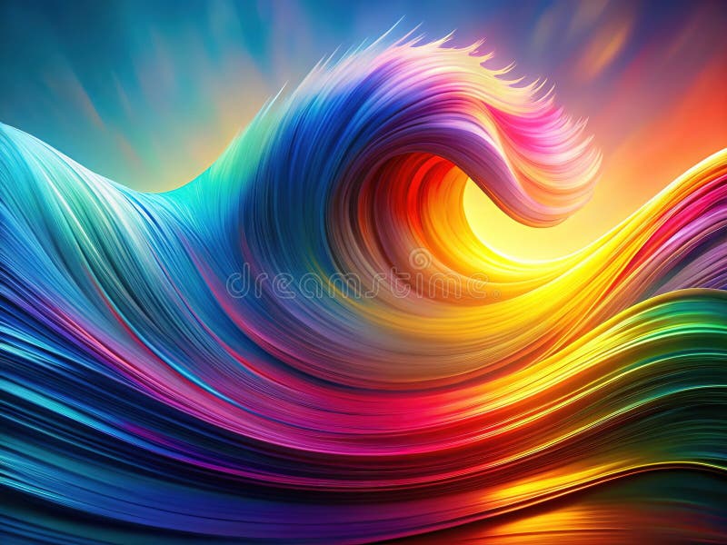 Stunning Abstract Wave Gradient Background Vibrant Colors and Smooth ...