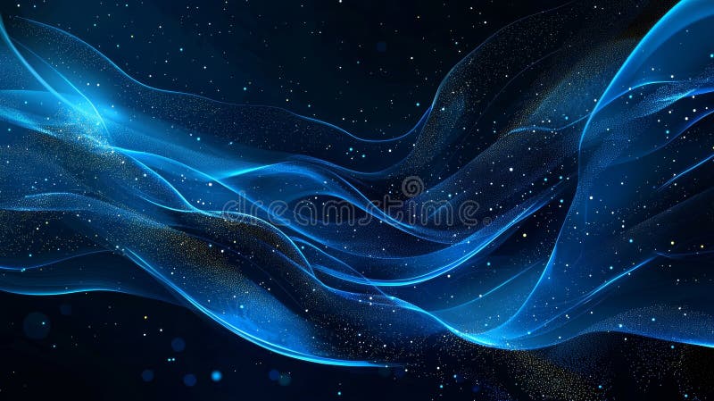 Stunning Abstract Wave Technology Background, Digital Wave Effect ...