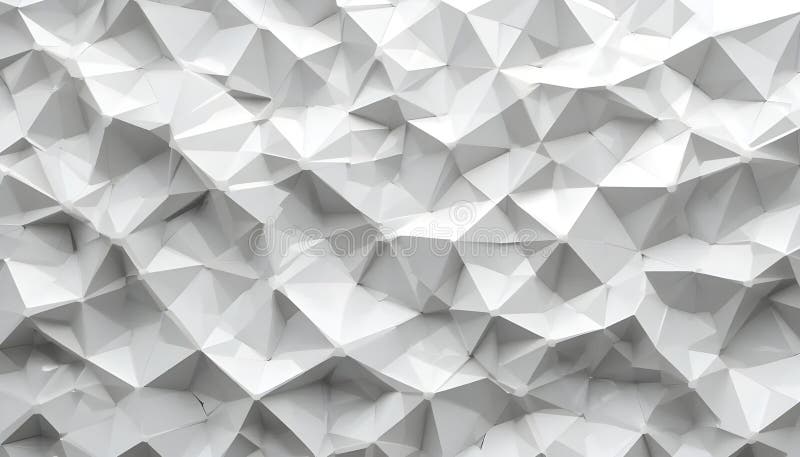 "Modern Abstract White Polygon Texture – Sleek Geometric Background for ...
