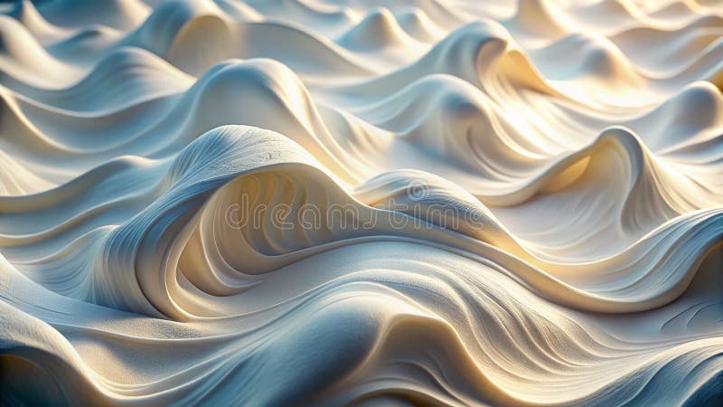 Stunning Abstract White Texture Background Organic Waves for Creative ...