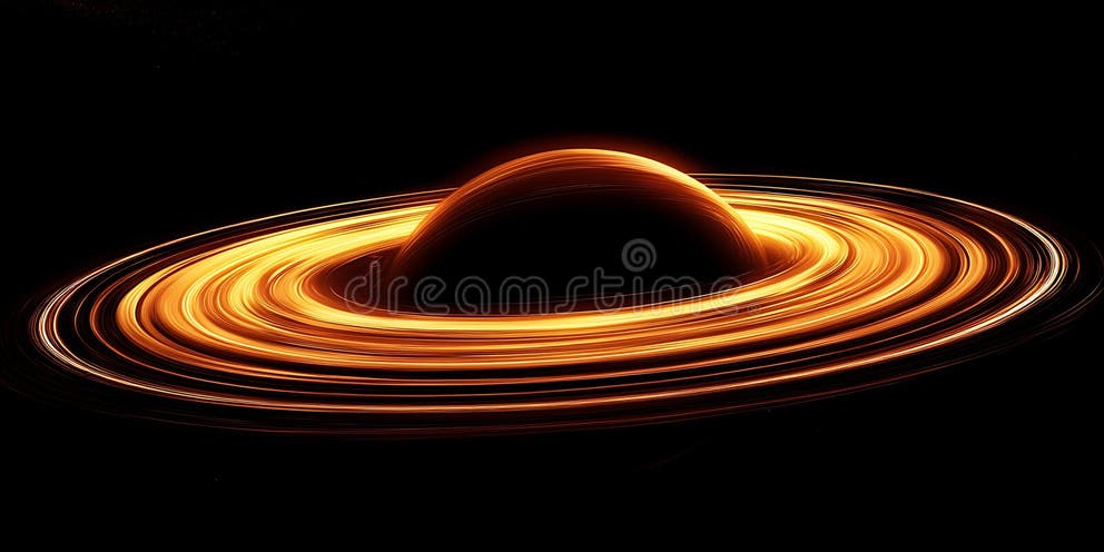 Stunning Accretion Disk Space Nebula Galaxy Astronomy Image Stock ...