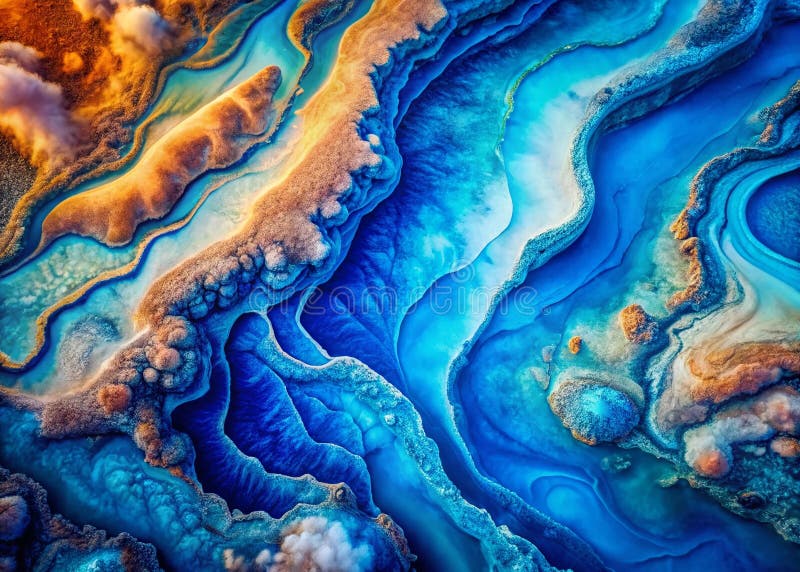 Stunning Aerial Blue Texture a DronesEye View of Abstract Patterns for ...