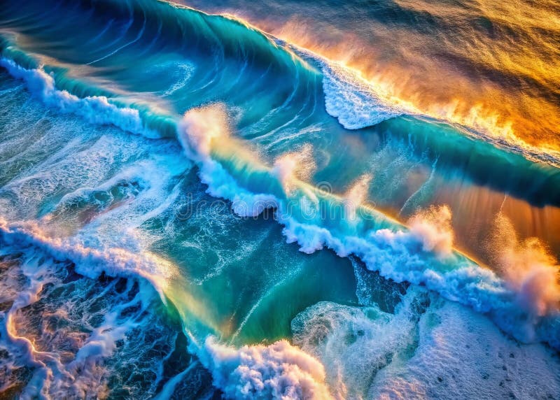 Stunning Aerial Ocean Wave Landing Page Template a Visually Engaging ...