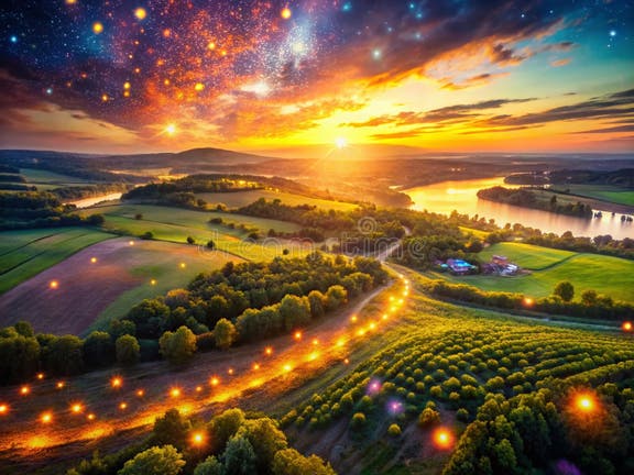 Stunning Aerial Particle Burst a Mesmerizing Visual Effect for Dynamic ...