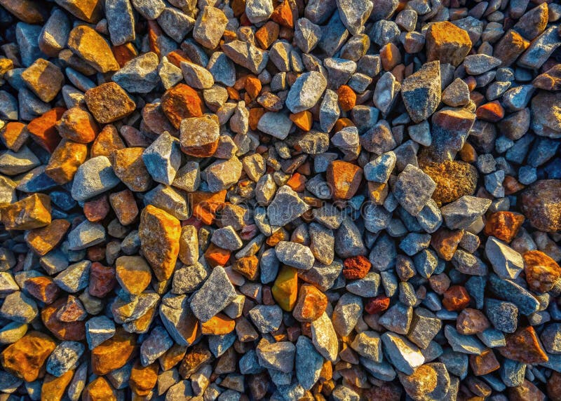 Stunning Aerial Perspective of Crushed Stone Aggregate a Close Look at ...