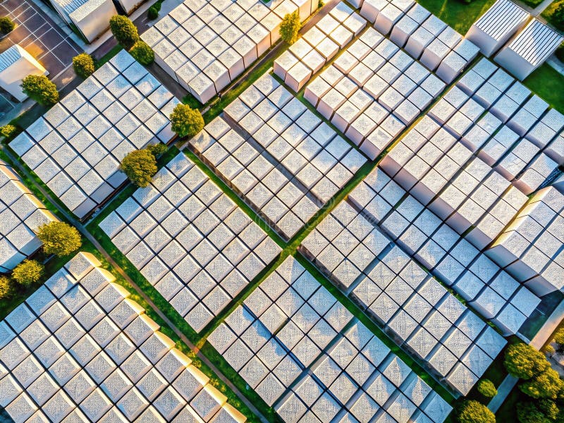 Stunning Aerial Perspective of a White Rectangular Mosaic Tile Pattern ...