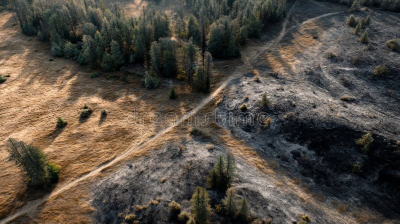 Aerial View of Destruction: the Harsh Reality of Uncontrolled Forest ...