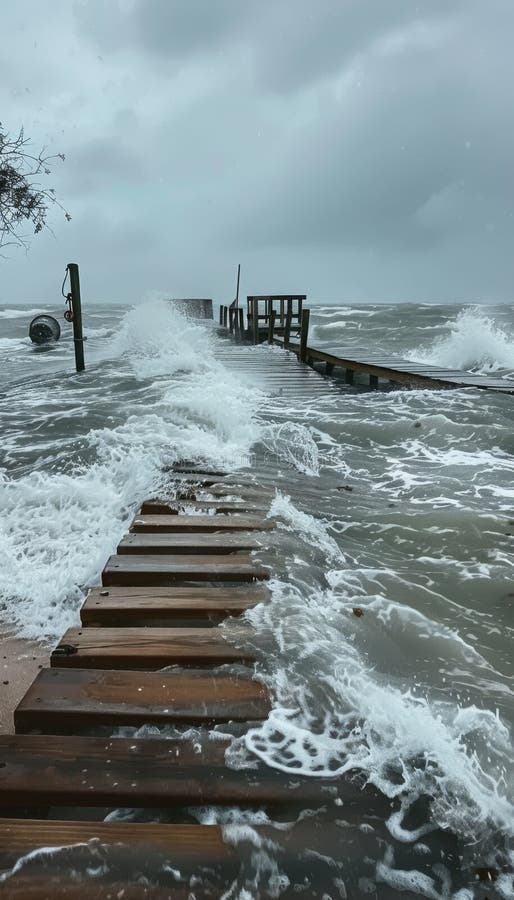 Stunning Aftermath of Tropical Storm Ida in West Bay with Powerful ...