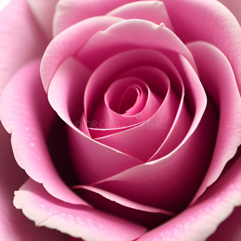 Beautiful Pink Rose AI Generated Stock Illustration - Illustration of ...