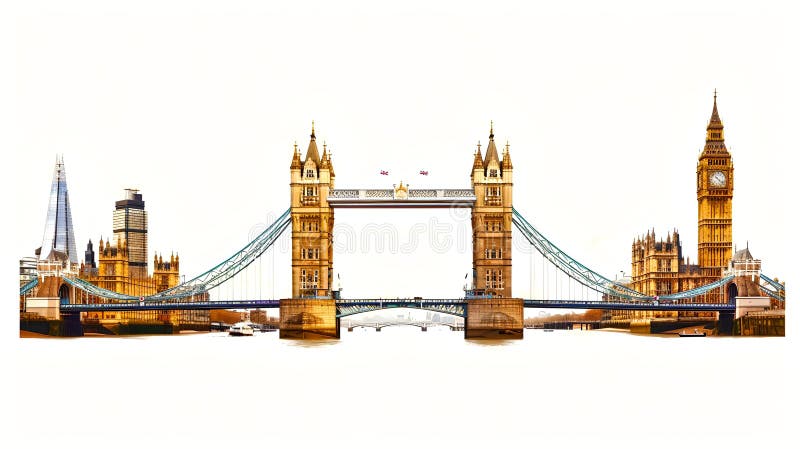 A Stunning AI-generated Skyline of London Featuring Famous Landmarks ...