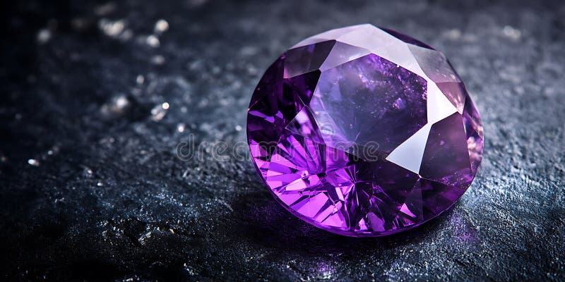 Stunning Amethyst Gemstone HighResolution Image Stock Illustration ...