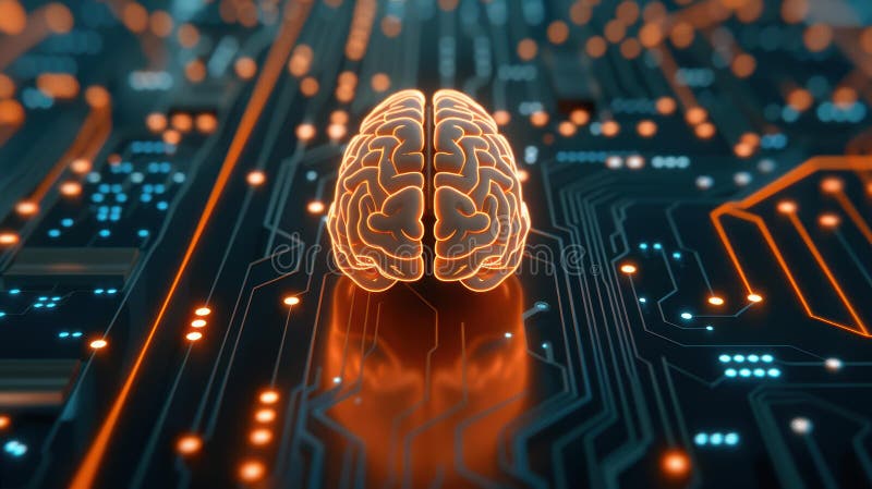 Stunning Animation of AI Brain Processing Big Data with Deep Learning Concepts Stock ...