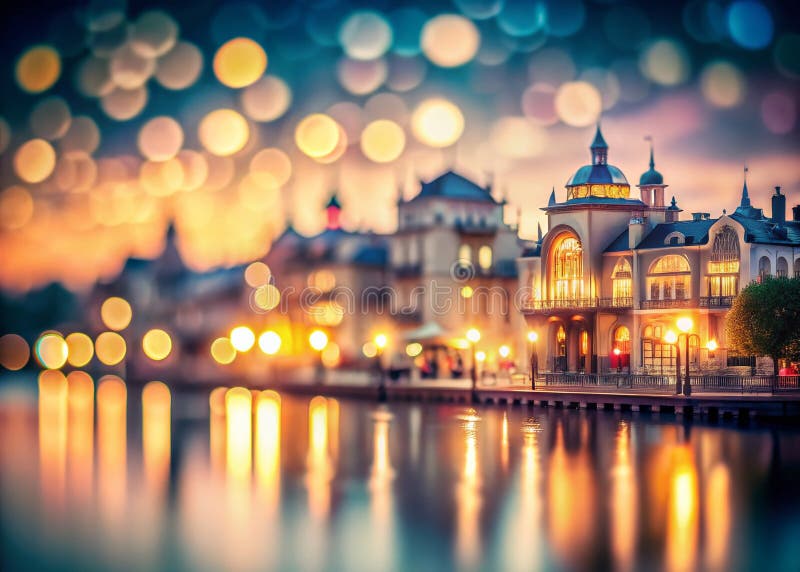 Stunning Architectural Design Background a Soft Focus TiltShift ...