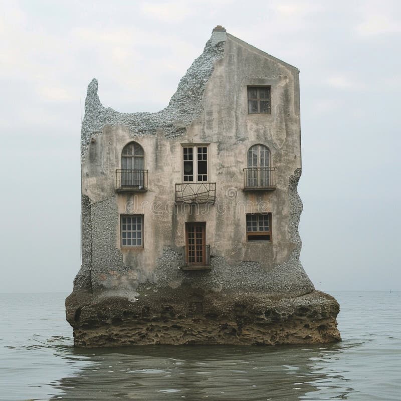 Stunning Architectural Design of a House with Unique Features Stock ...