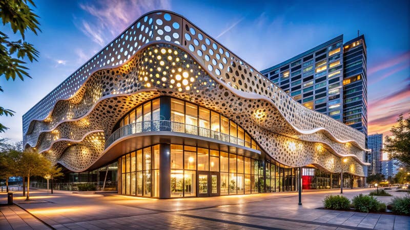 Stunning Architectural Design a Modern Urban Building with Unique ...