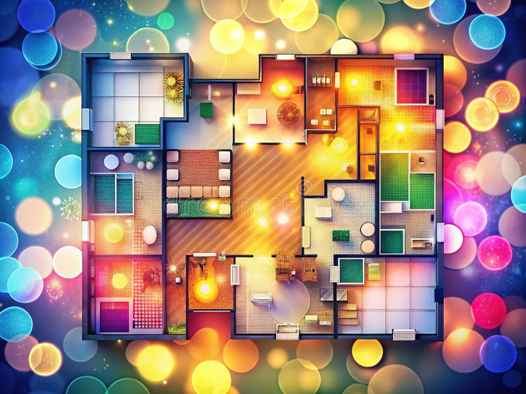 Stunning Architectural Floor Plan Visualization Modern Apartment Design ...