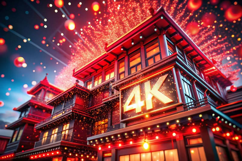 Stunning Architectural Flow Visualization a 4K Red Light Particle ...