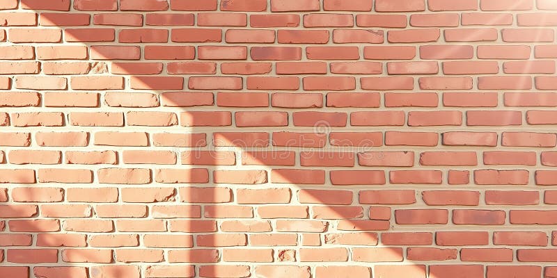 Stunning Architectural Texture of a Sunlit Red Clay Brick Wall a ...