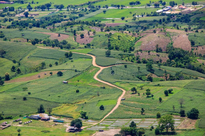 Stunning Areal View from Mount Stock Photo - Image of peak, valley ...