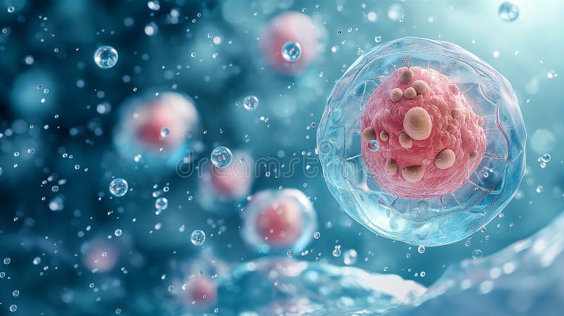 Intricate Cellular Structures Illuminated by Vibrant Colors in a ...