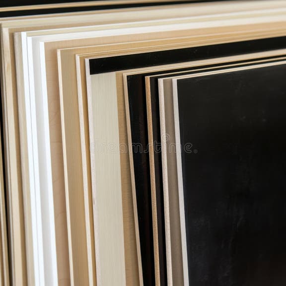 Display of Raw Panels in Various Tones Showcasing Natural Materials for ...