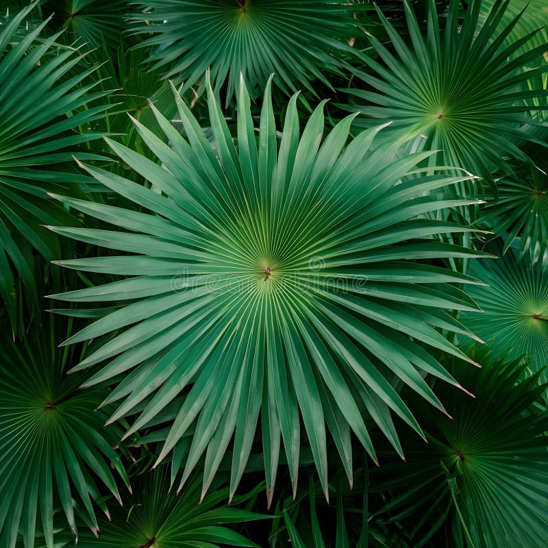 A Stunning Arrangement of Tropical Palm Leaves Stock Image - Image of ...