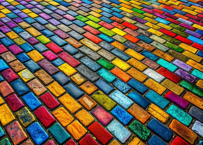 A Stunning Array of Colorful Bricks and Paving Stones a Spectrum of ...