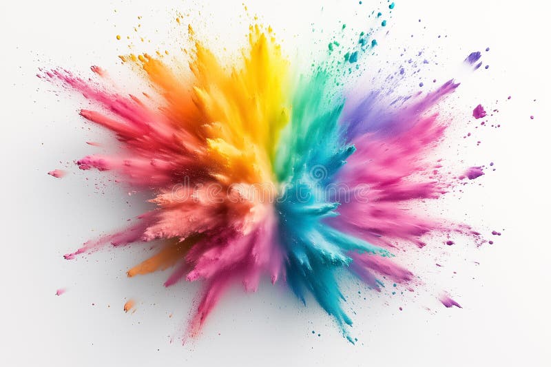 A Stunning Array of Colors Bursts Forth, Merging Beautifully To Create ...