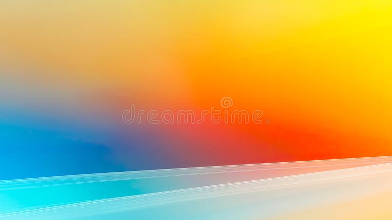 Diverse Colors Blend Seamlessly in a Smooth Gradient Border on a ...