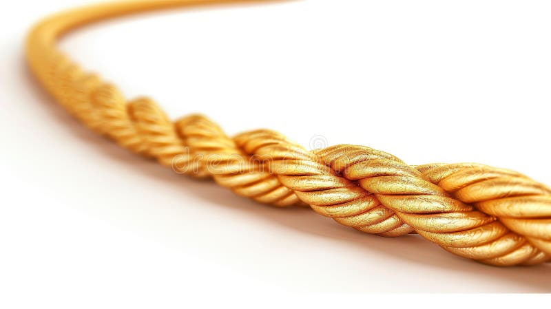 A Stunning Array of Gold Ropes, Featuring Both Straight and Twisted ...