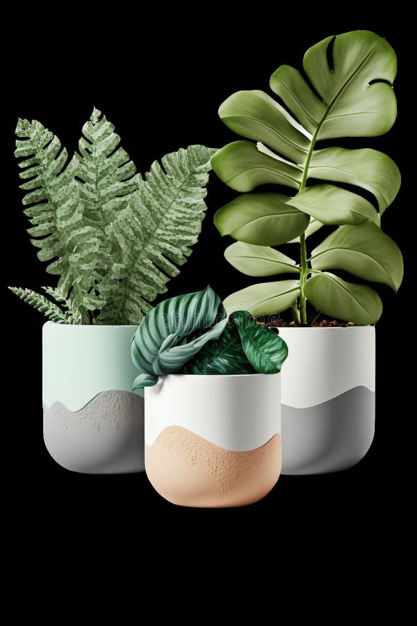 A Stunning Array of Plants Housed in Delicate Ceramic Pots are ...