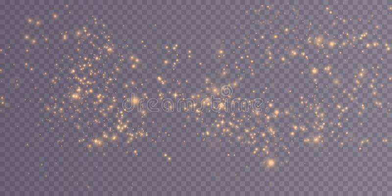 Shimmering Glittering Particles on Transparent Background Create ...