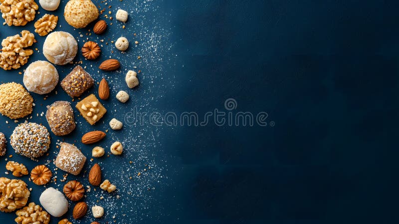 A Stunning Array of Traditional Sweets Perfectly Displayed for a ...