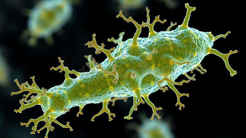 Stunning Artistic Visualization of Intricate Microbiological Forms a ...