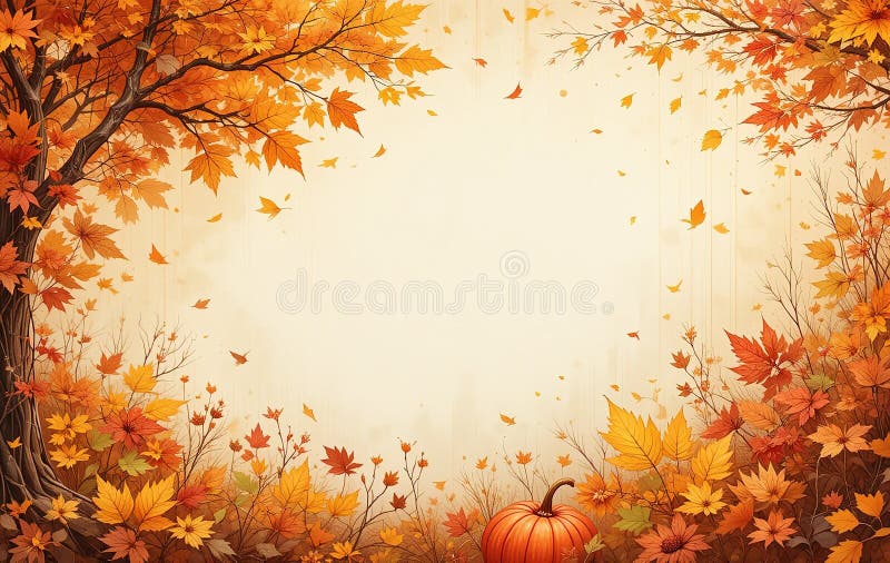 Stunning Autumn Foliage Background Design a Versatile Graphic Element ...