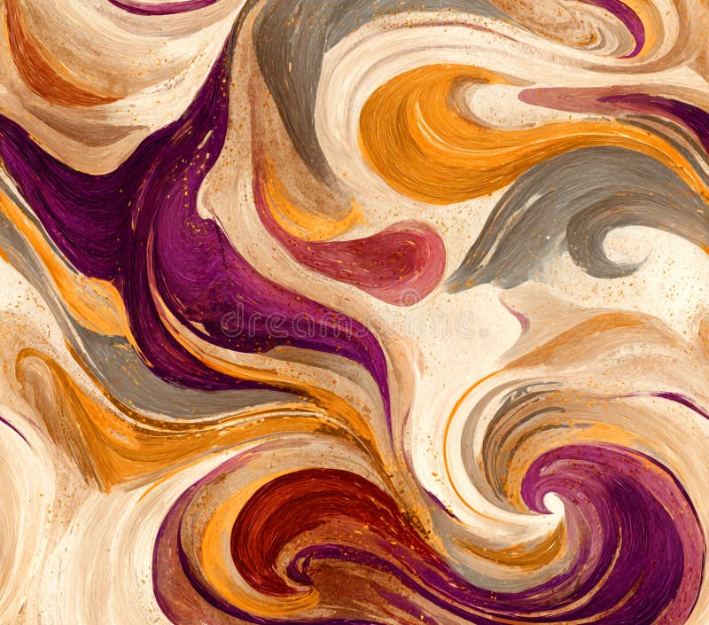Stunning Autumn Swirl Abstract Marble Texture Background Stock ...