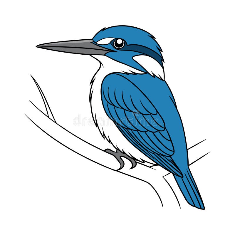 Stunning Azure Kingfisher Bird Representation Stock Photo ...