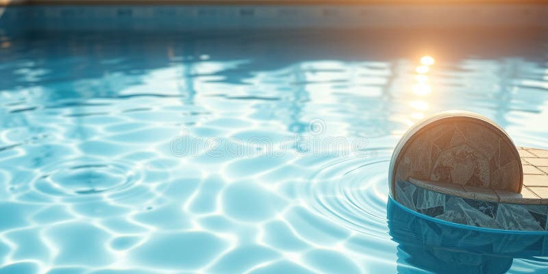 Stunning Azure Pool Background for Summer Design Projects Relaxing ...