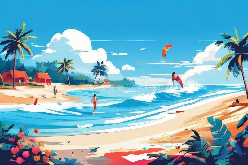 A Stunning Background for Wallpaper Design Stock Illustration ...