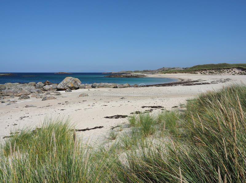 Stunning Beach on the Isle of Coll. Inner Hebrides. Scotland Stock ...