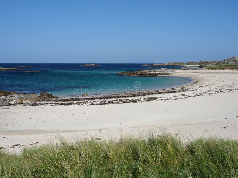 Stunning Beach on the Isle of Coll. Inner Hebrides. Scotland Stock ...
