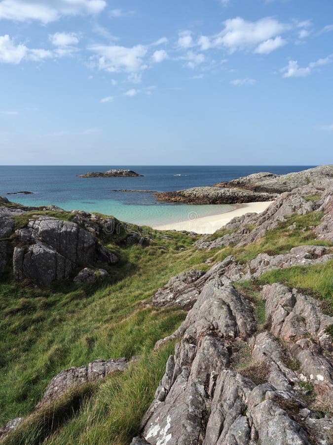 Stunning Beach on the Isle of Coll. Inner Hebrides. Scotland Stock ...