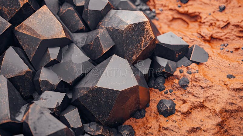 A Stunning Black Crystal Cluster Showcases Its Sharp Points and Natural ...